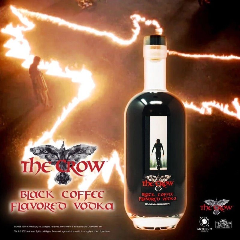 The Crow Black Coffee Flavored Vodka - Liquors Lobby